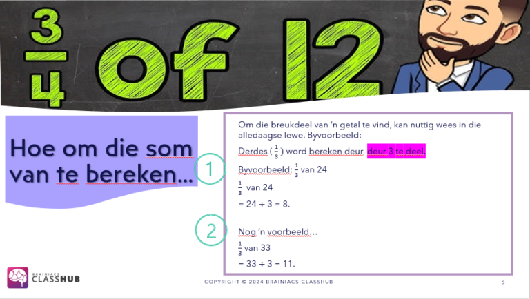 Gewone breuke - Gr.6 & 7 - Brainiacs Tutoring Centre
